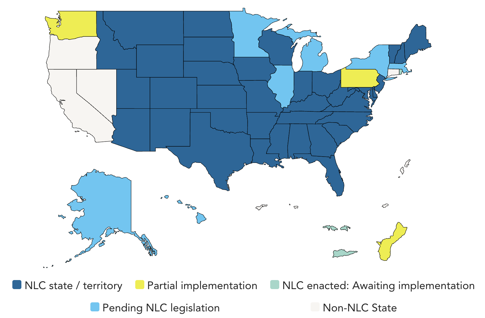 Compact Nursing States & Licensure (2024) | Incredible Health